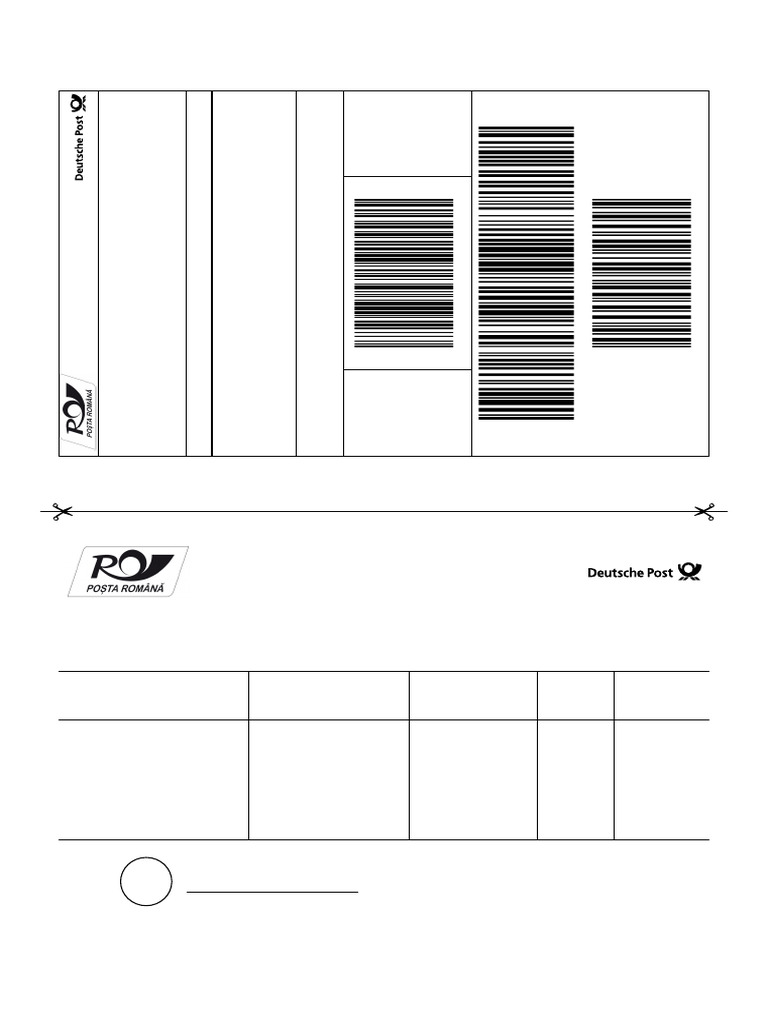 Free International Return Receipt | PDF