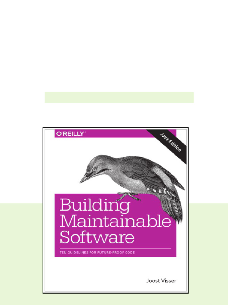 Building Maintainable Software Java Edition Ten Guidelines For ...