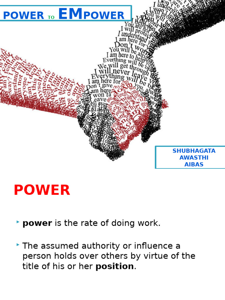 Module 5; Power to Empower | PDF