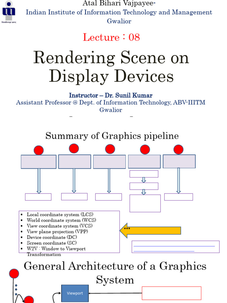 L8 Rendering Scene on Display Devices | PDF | Rendering (Computer ...