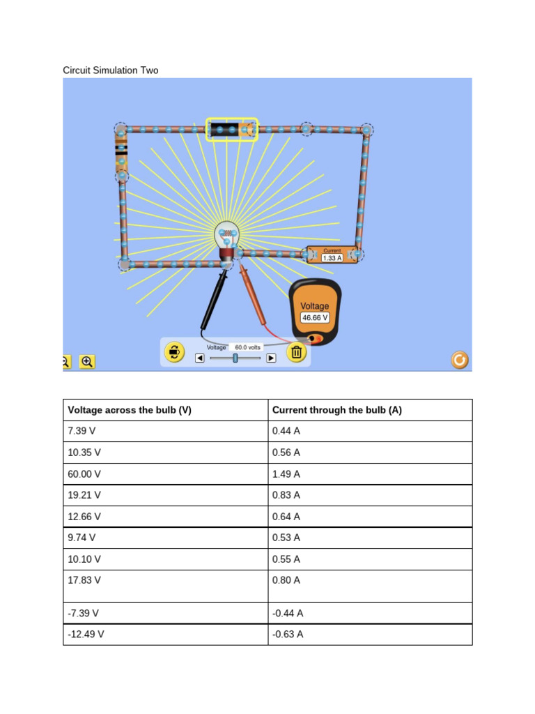Circuit Simulation Two | PDF
