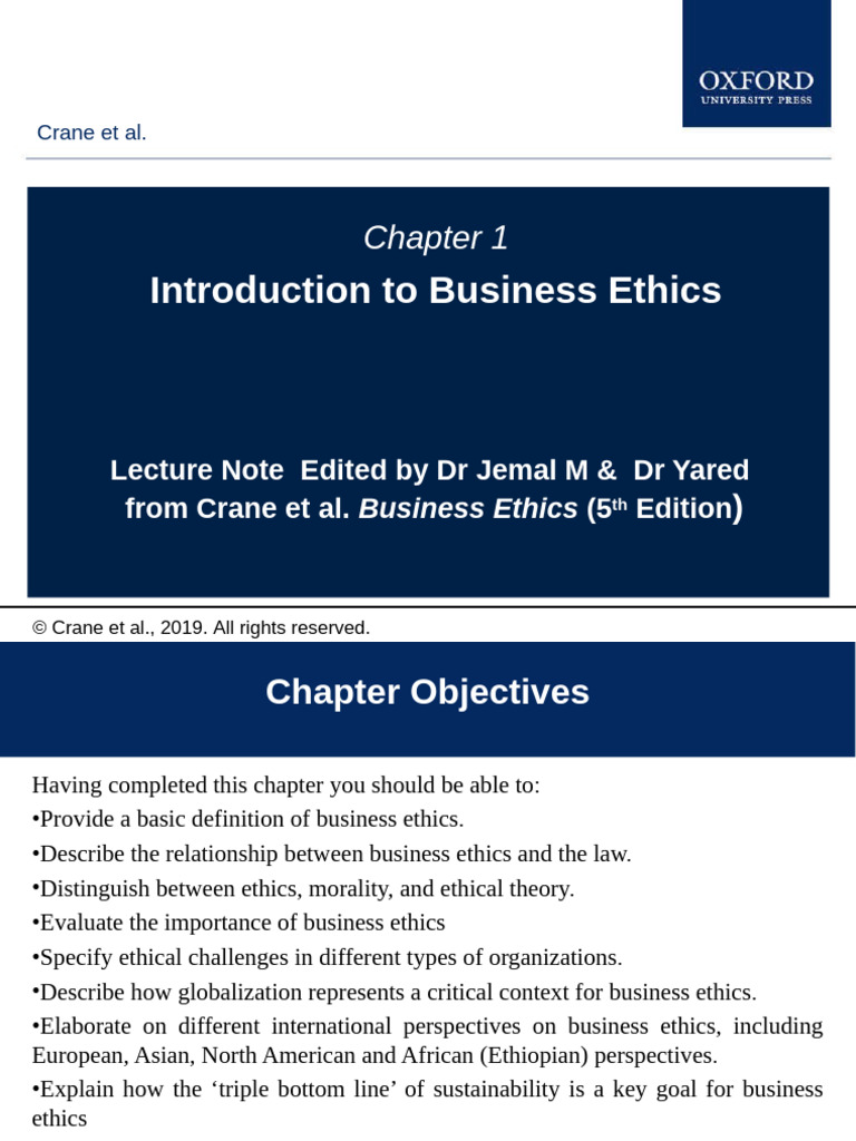 Teaching Slides Chapter 1 | PDF | Business Ethics | Sustainability