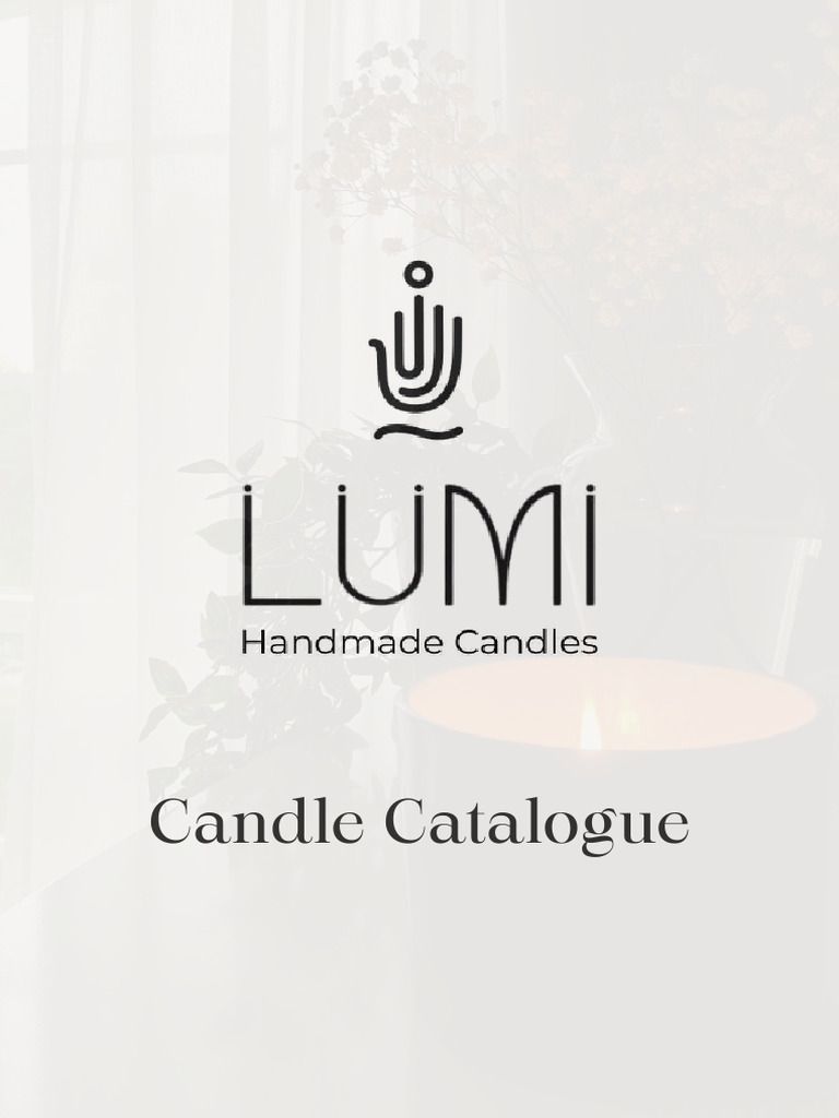Lumi Handmade Candle - Catalogue | PDF | Candle