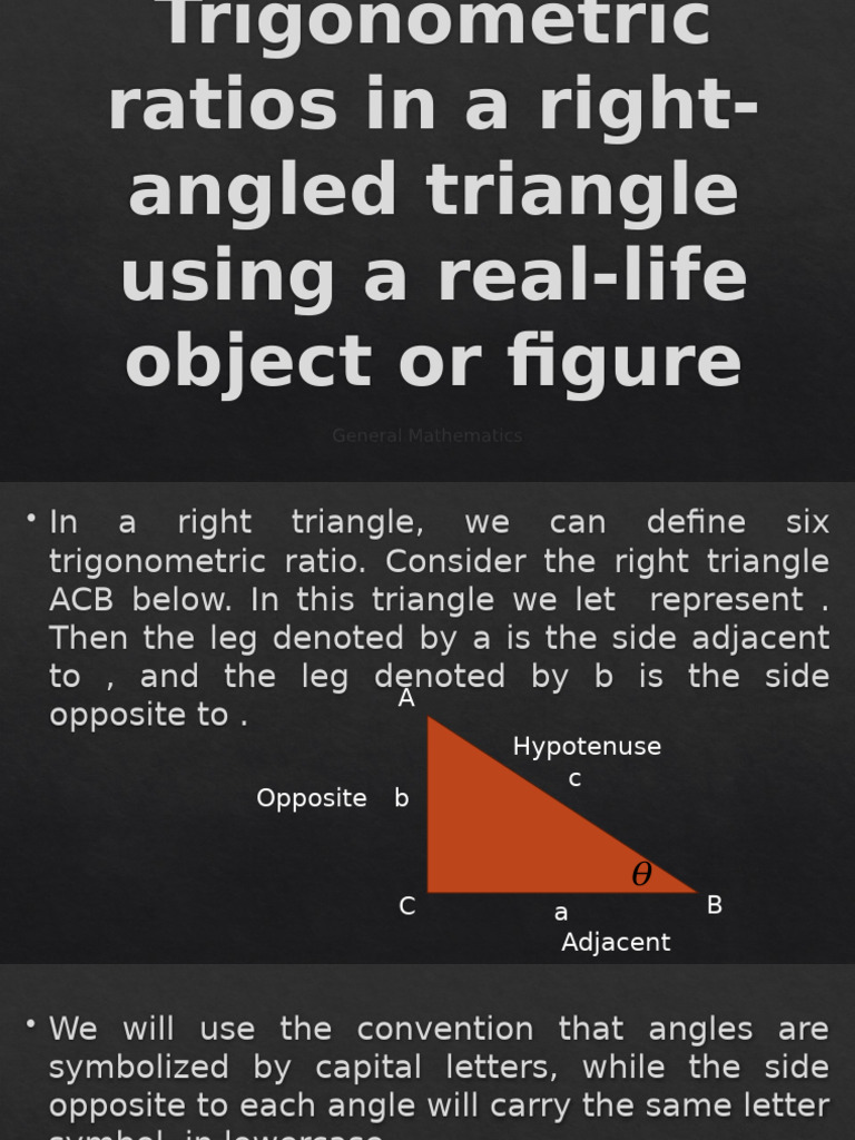Trigonometric Ratios | PDF | Trigonometry | Mathematical Objects
