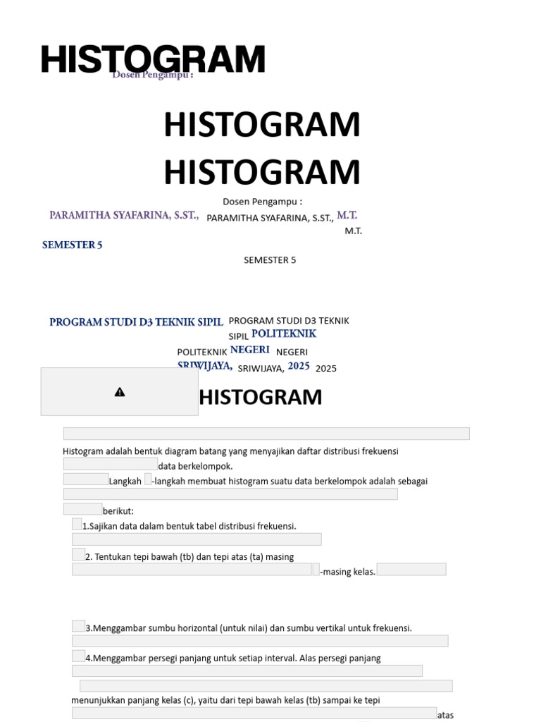 5. Statistik - Histogram | PDF