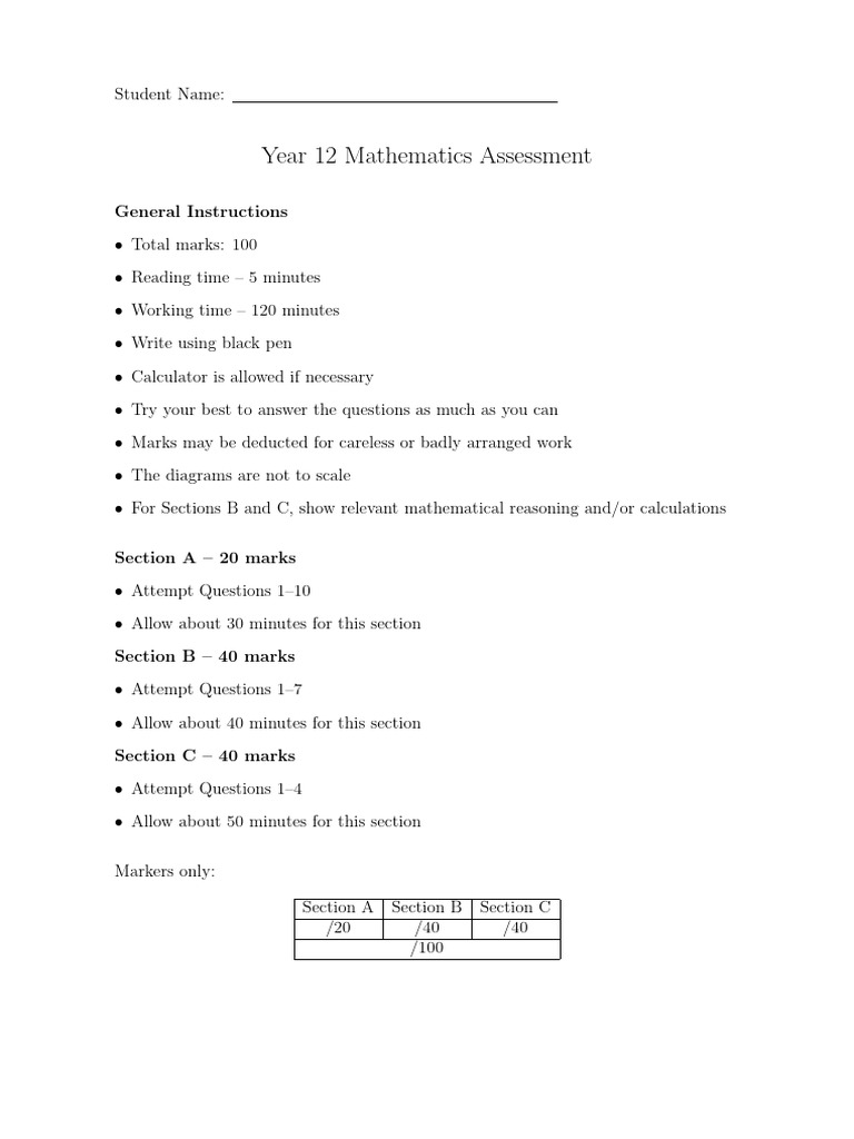 Year 11 Math - Challenge | PDF | Function (Mathematics) | Tangent