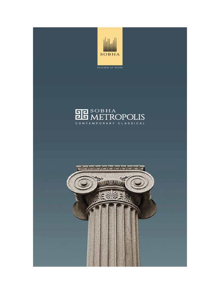 Sobha Metropolis - Brochure | PDF | Image | Symmetry
