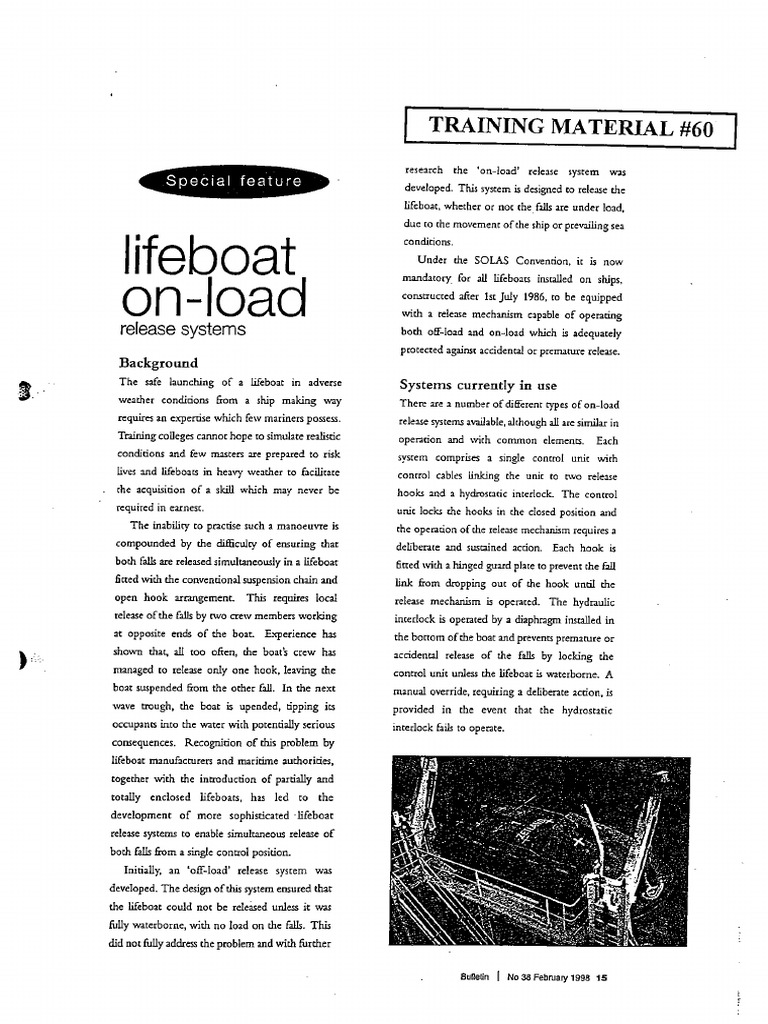 On-Load Release System | PDF