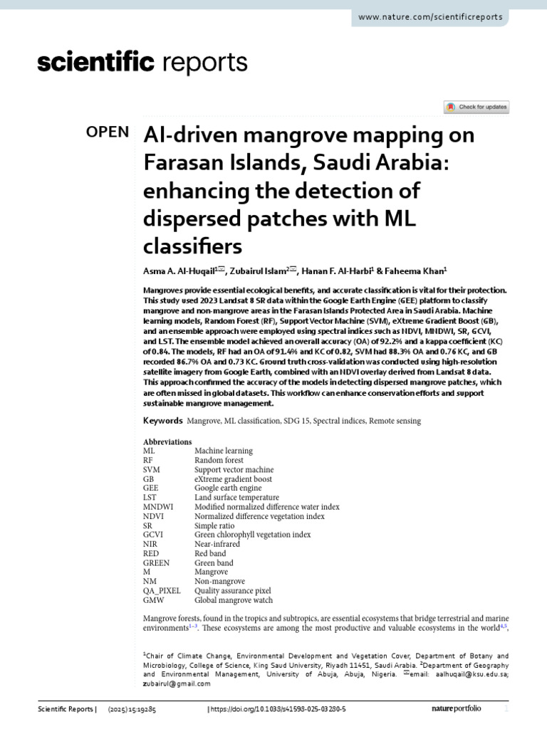 Nature Scientific Reports | PDF | Accuracy And Precision | Support ...