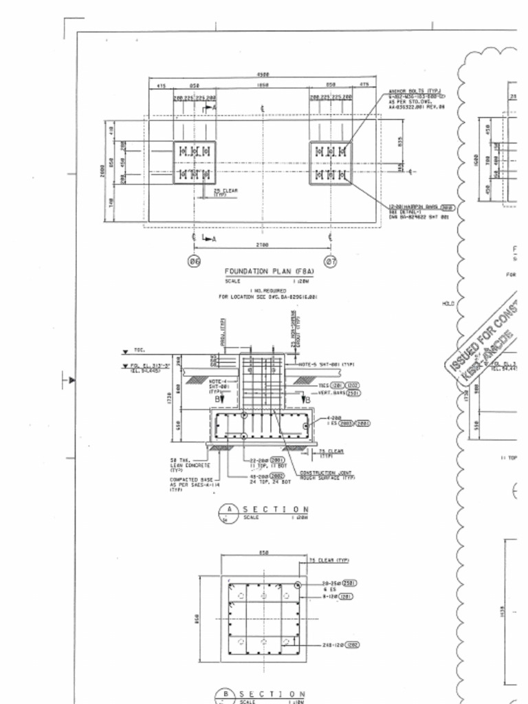 Foundation Drawing (1) 2 | PDF