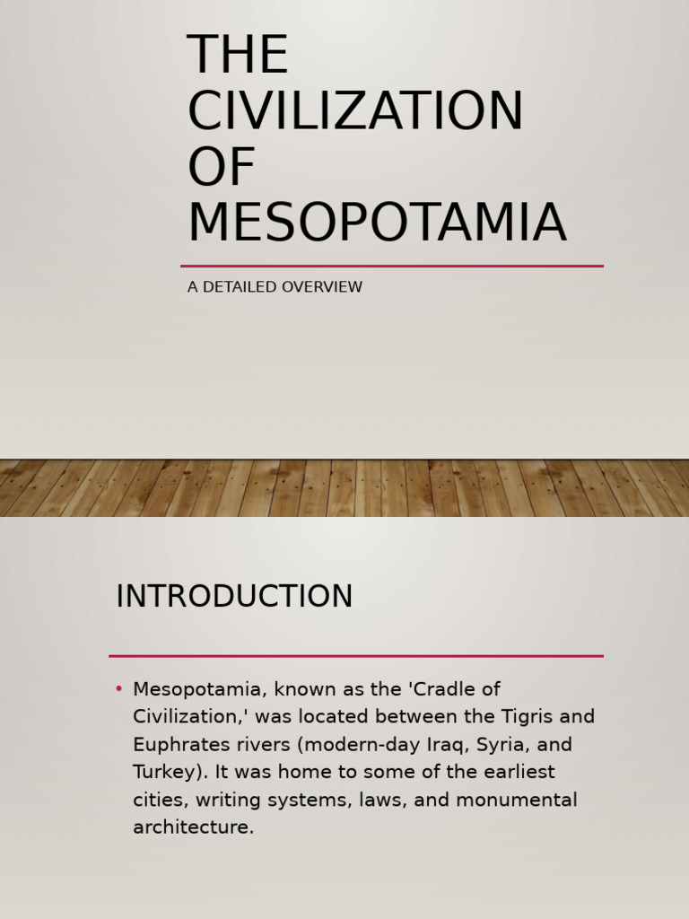 Mesopotamian Civilization Detailed | PDF | Mesopotamia | Babylon