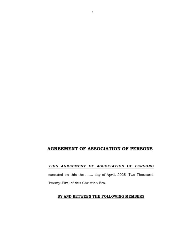 Agreement of Aop | PDF | Justice | Crime & Violence