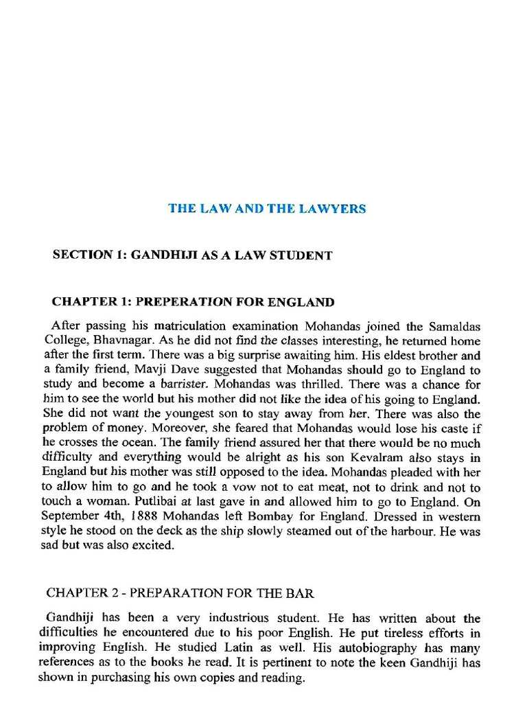 The Law and The Lawyers Chapter 1 To 19 | PDF