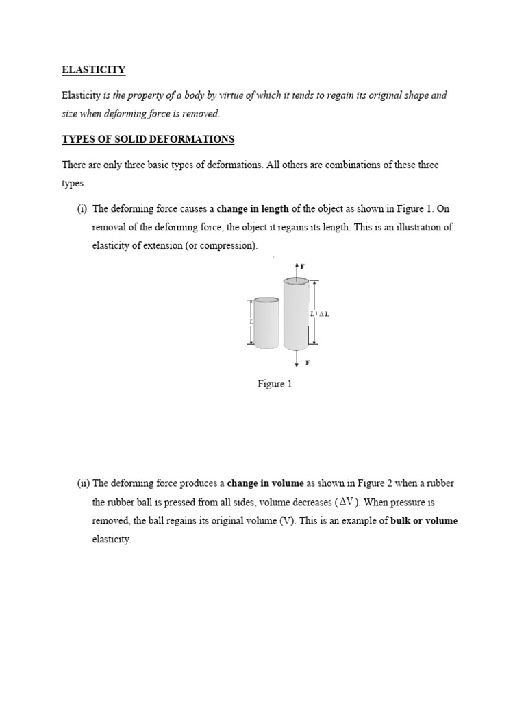 1-Notes of Strength of Materials-Applied Mechanics | PDF | Deformation ...