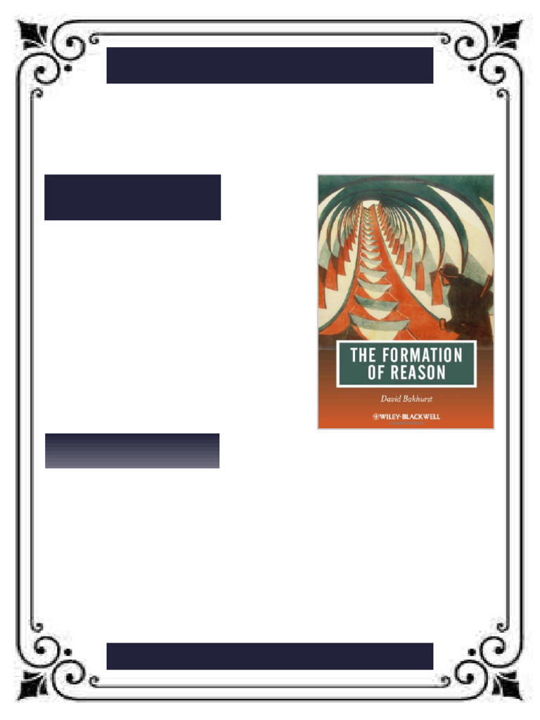 The Formation of Reason Journal of Philosophy of Education 1st Edition ...