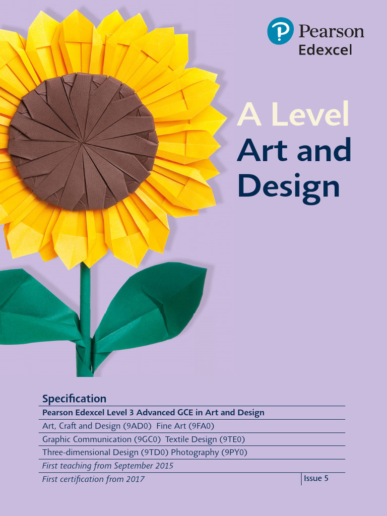 Edexcel Level 3 Art & Design Specification | PDF | Drawing | Fine Art