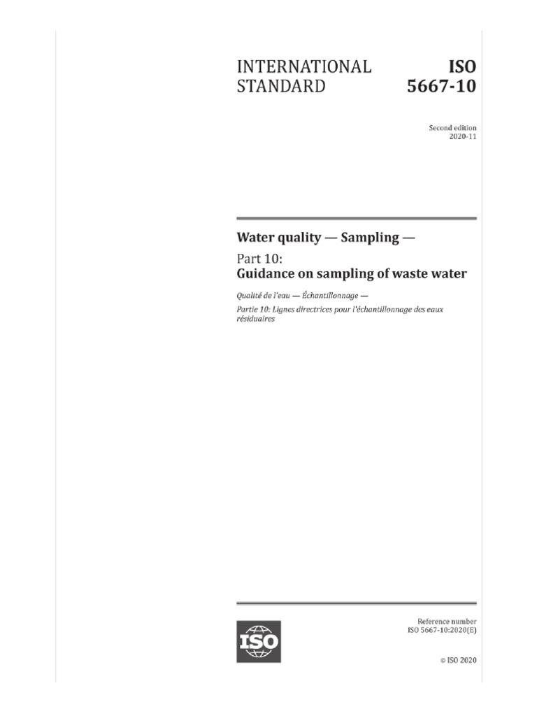Iso 5667-10-2020 | PDF