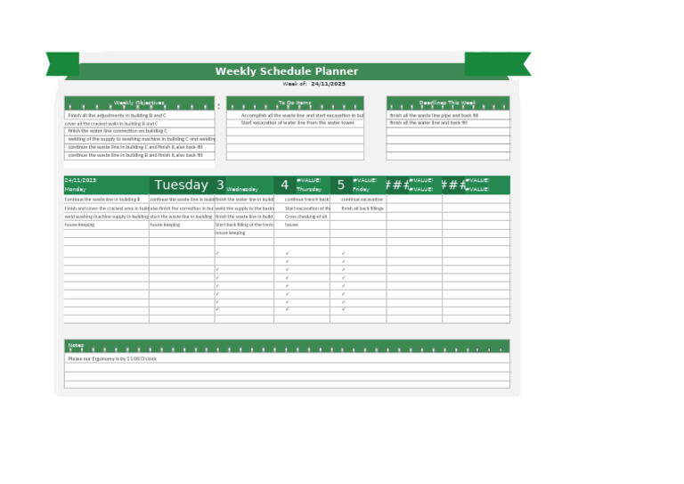 Weekly Schedule Planner-1 2-1 | PDF