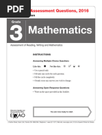 Grade 3 EQAO Math Preparation Guide | PDF | Algebra | Equations