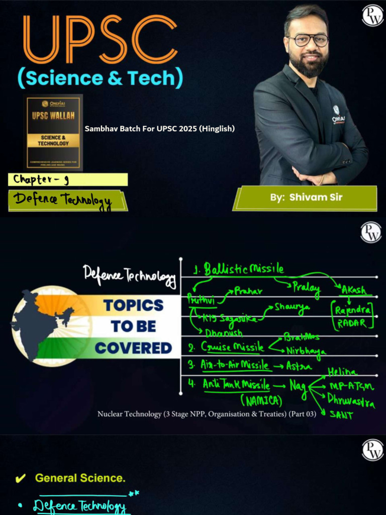 Defence Technology Full Chapter UPSC Wallah Book - Chapter 9 Class ...
