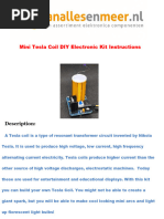 DIY Tesla Coil Kit Assembly Guide | PDF | Inductor | Alternating Current