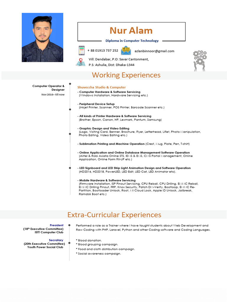 Shuvo CV | PDF | Printer (Computing) | Booting