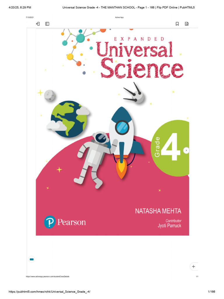 Universal Science Grade -4 - The Manthan School | PDF | Technical ...