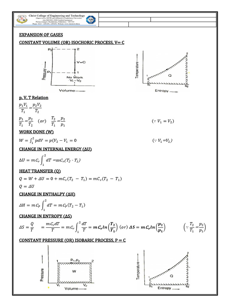 Atd Unit II (Problems) | PDF | Heat | Entropy