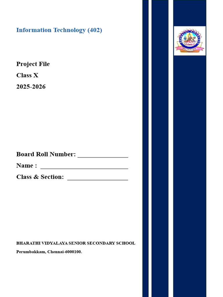 IT Record Front Page | PDF