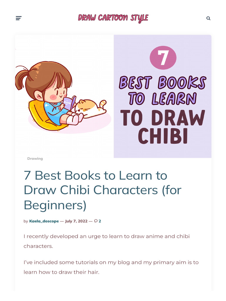 7 Best Books to Learn to Draw Chibi Characters (for Beginners) – Draw ...
