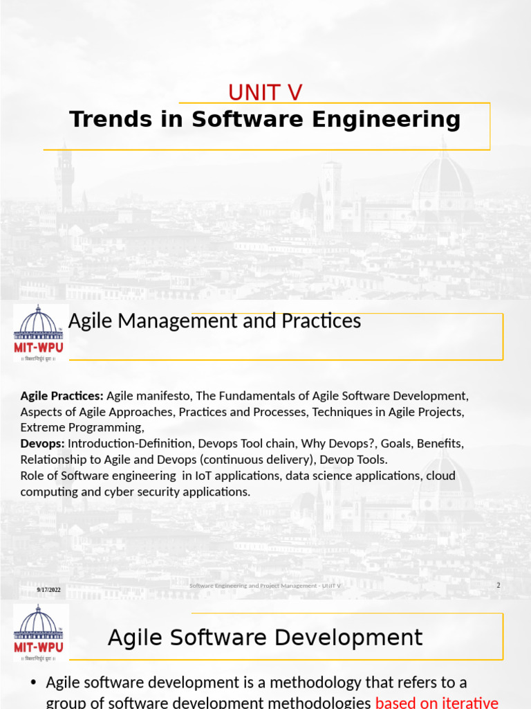 Agile Software Development Trends and Practices | PDF | Agile Software ...