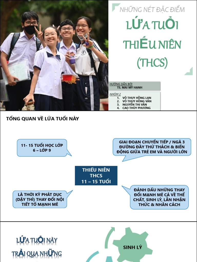 Nhom 2 - Dac Diem Tam Ly Lua Tuoi THCS 13dec25 | PDF