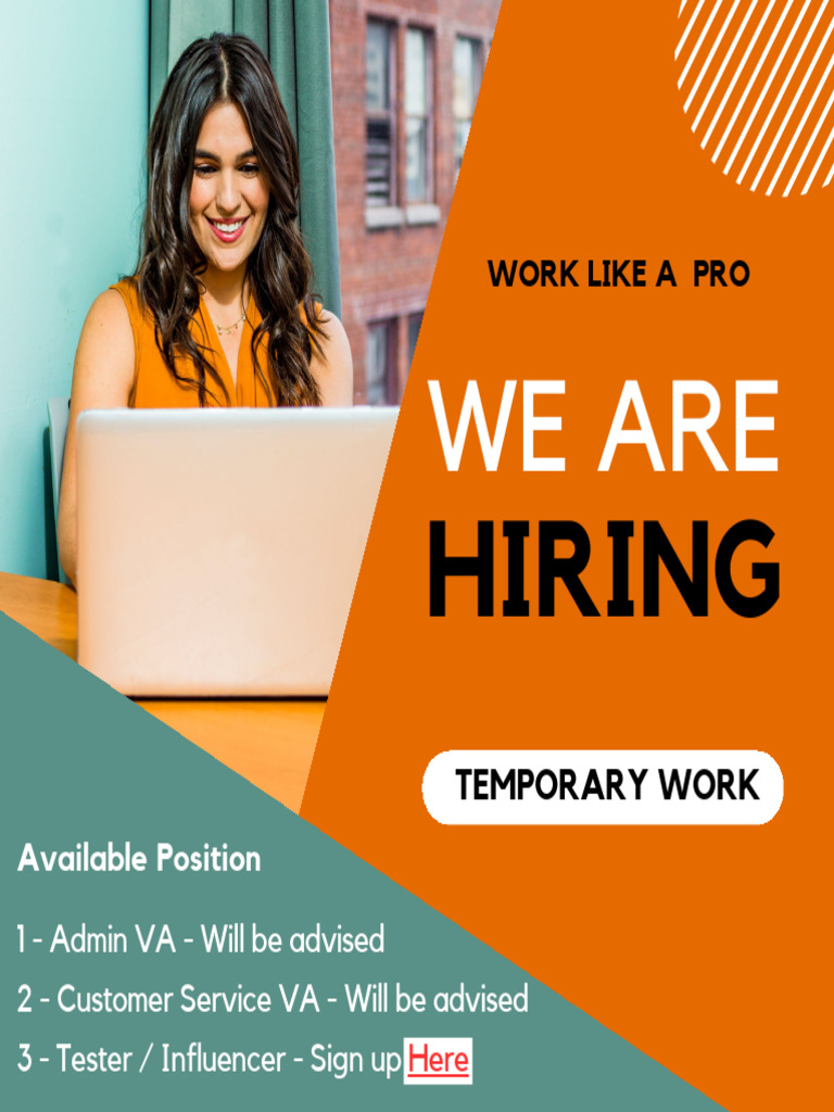 Hiring Temporary Work Positions Available | PDF