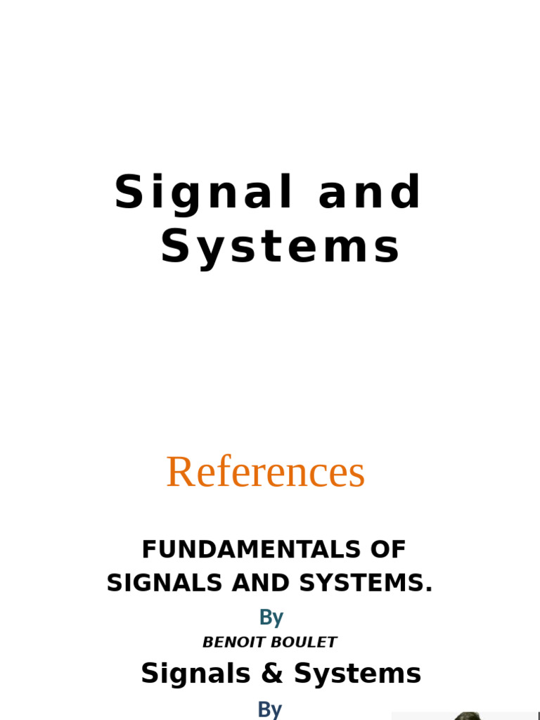 Lec1 Introduction-To-Signals and Systems | PDF | Discrete Time And ...
