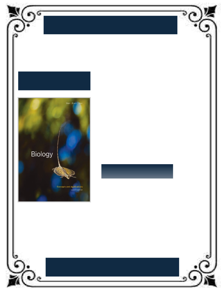 Biology Concepts and Applications Seventh Edition Cecie Starr ebook ...