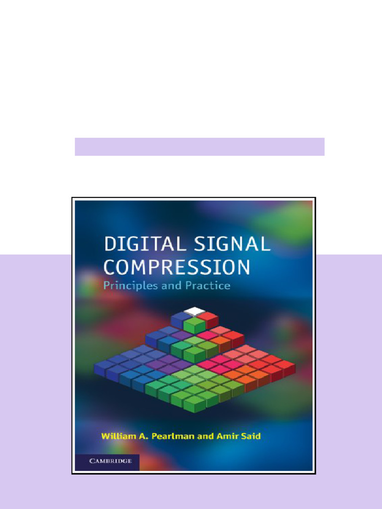 Digital signal compression principles and practice 1st Edition William ...