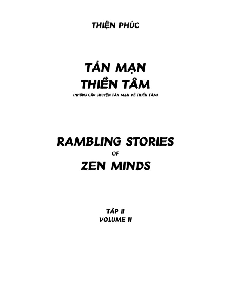 Tan Man Thien Tam II | PDF