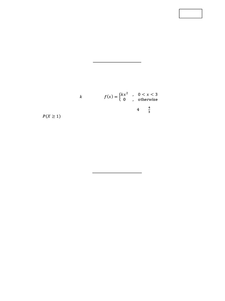 Computer Oriented Stastical Methods Question Paper Model | PDF ...