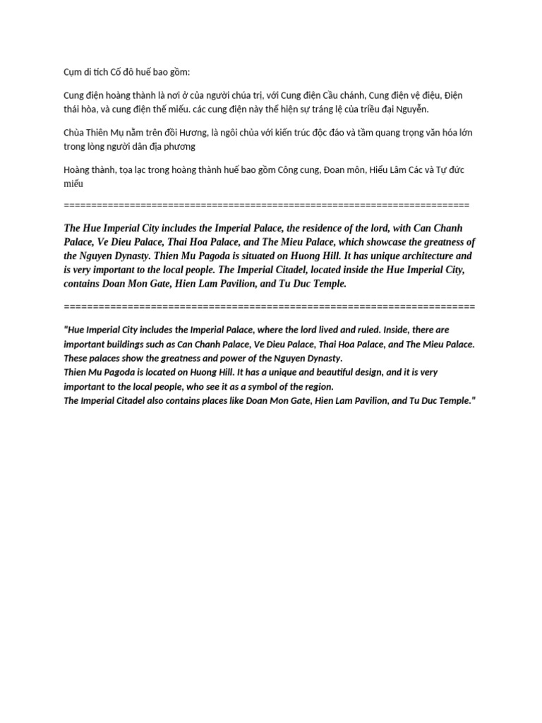 Hue Imperial City | PDF