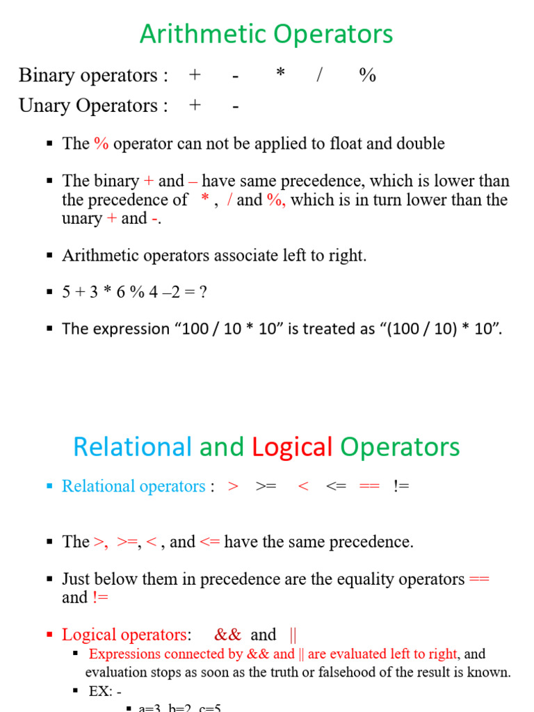 Operators (1) | PDF | Mathematical Notation | Theory Of Computation