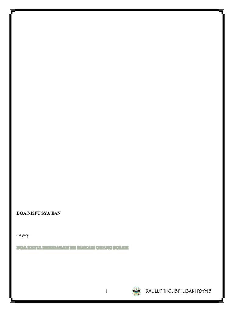 TERBARU DALILU TALIB FI LISANI TAYYIB 07 mei 2024 | PDF