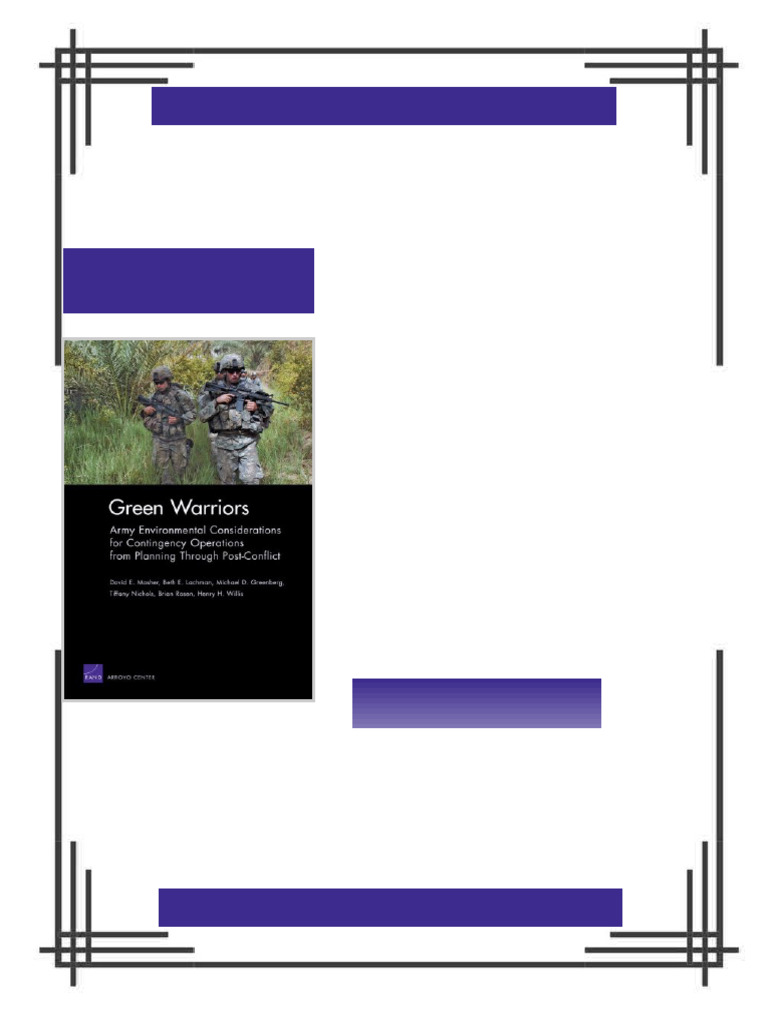 Considerations For Contingency Operations From Planning Through Post ...