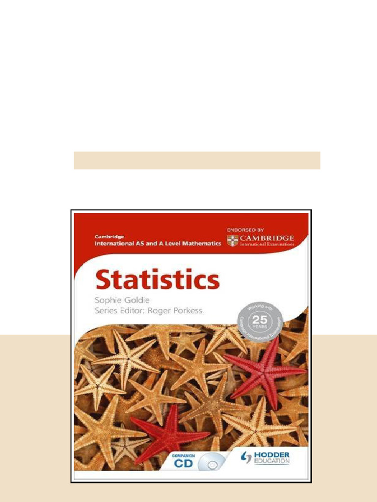 Cambridge International As And A Level Mathematics Statistics Papcdr Il ...