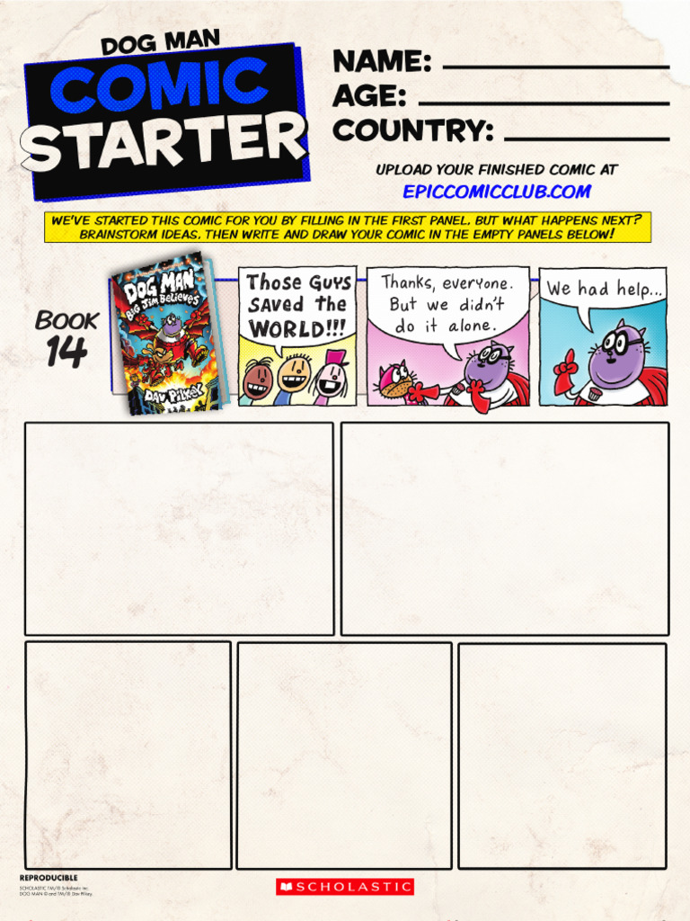 Scholastic DM14 Story-Comic Starter | PDF