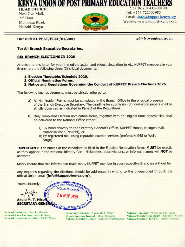 Election Notice | PDF