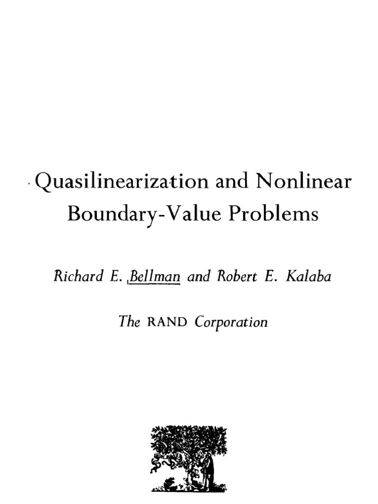 Quasi Linear Ization | PDF | Ordinary Differential Equation | Equations