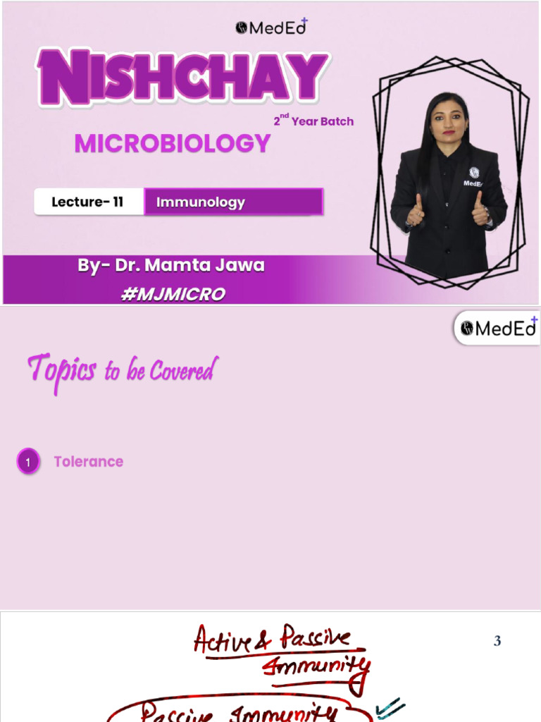 Immunology 11 Class Notes | PDF