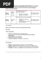 AS Level English Commentary Guide | PDF | Rhetoric | Narrative