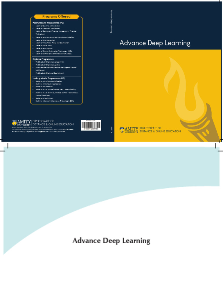 Advanced Deep Learning Programs Overview | PDF | Machine Learning ...