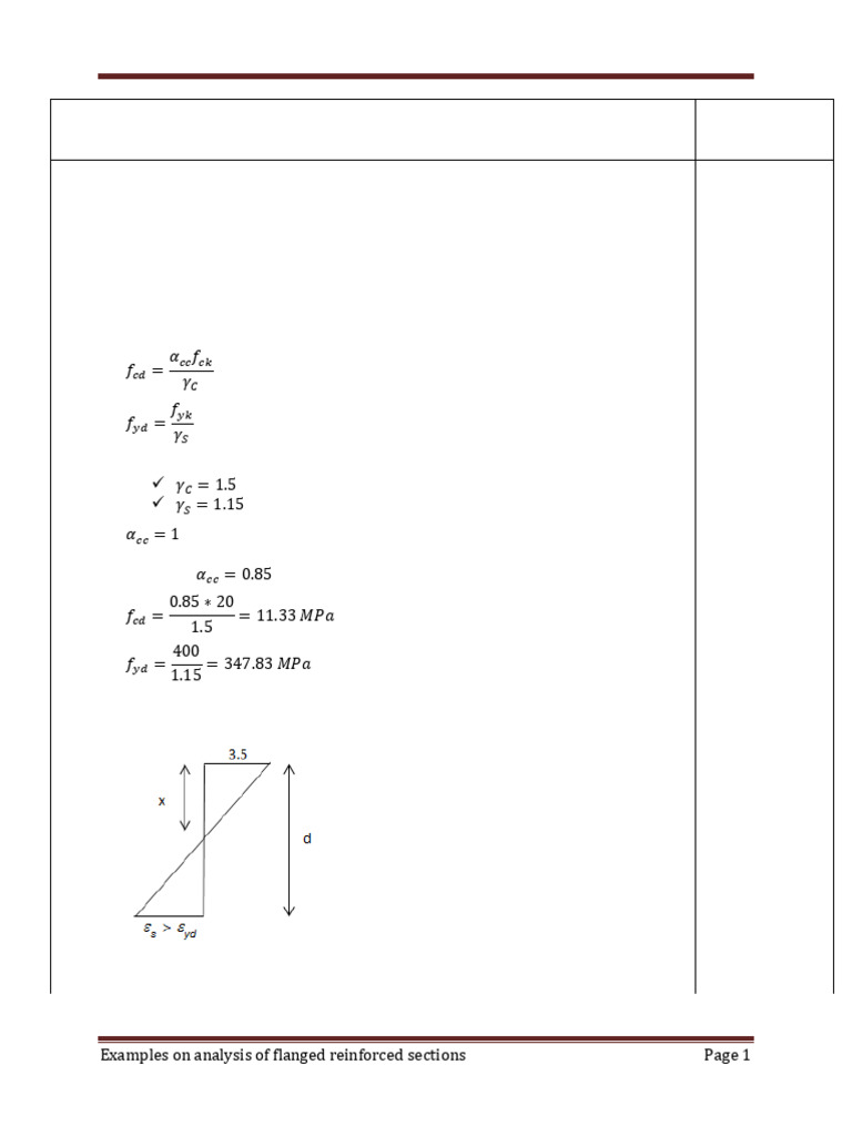 Ch-2 - Design of RC Beams and One Way Slab | PDF | Bending | Beam ...